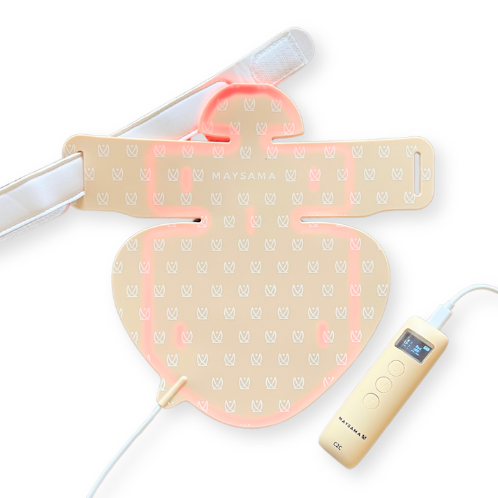 Red LED Light Therapy Neck & Chest Mask : Maysama Chin2Chest