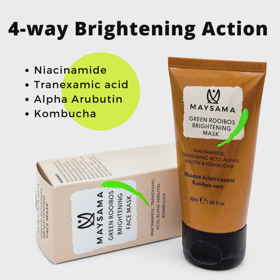 Green Rooibos Brightening Mask || Maysama Skincare
